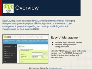 DaloRADIUS 2014 - 7th Anniversary | PPT