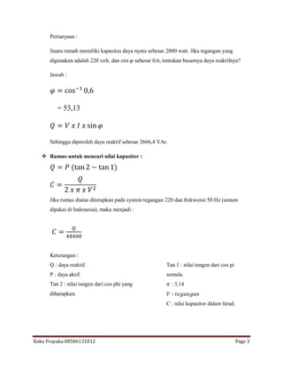 229716643 kumpulan-rumus-instalasi-listrik | PDF