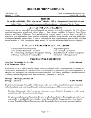 Roy Morales Resume | DOC