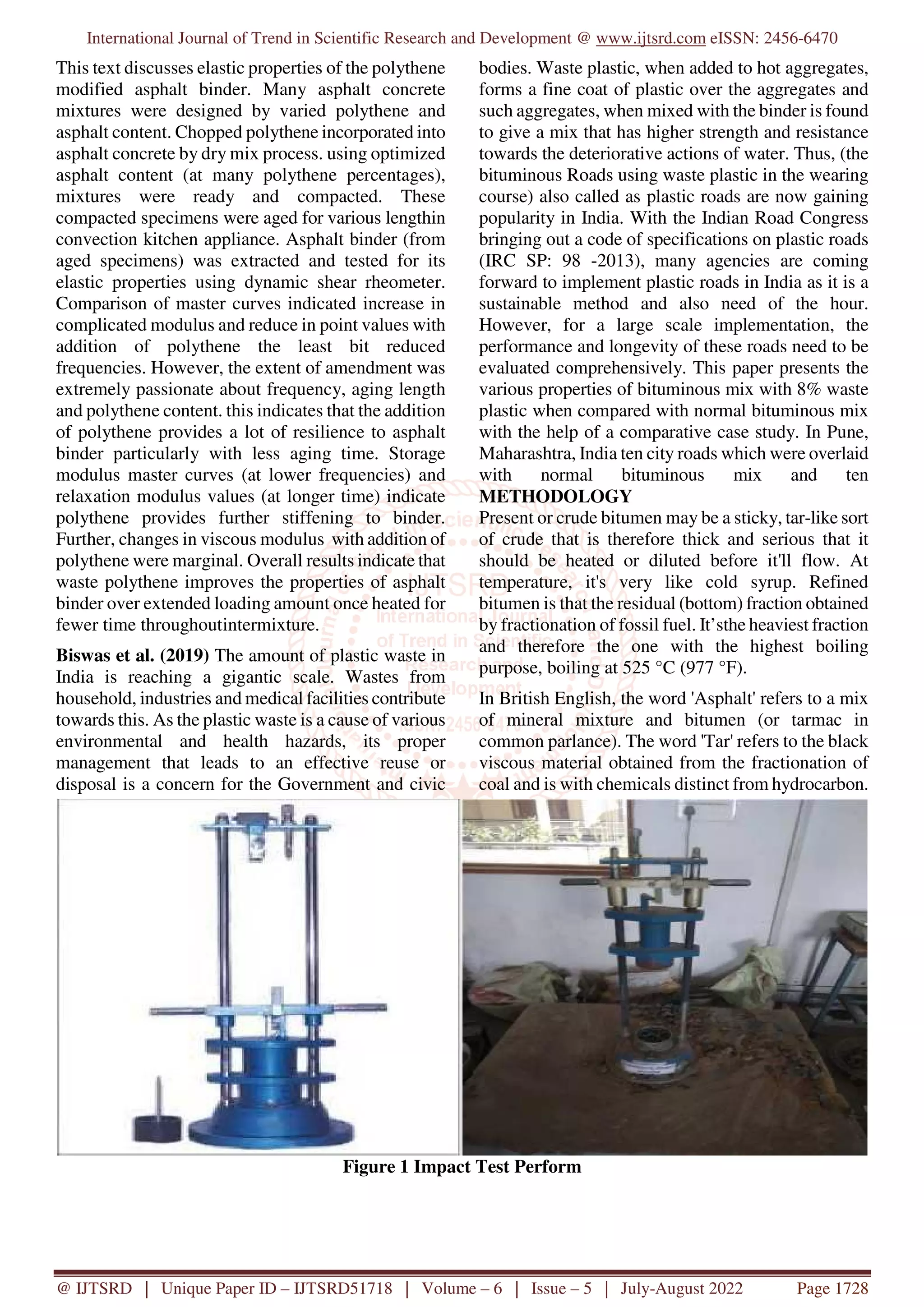 Evaluation of Design Mix Bituminous Concrete using Plastic Waste in ...
