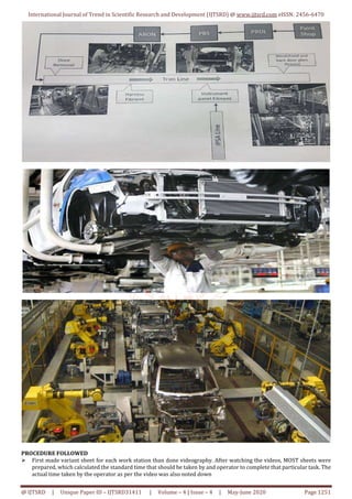 Project Report on Maynard Operation Sequence Technique | PDF