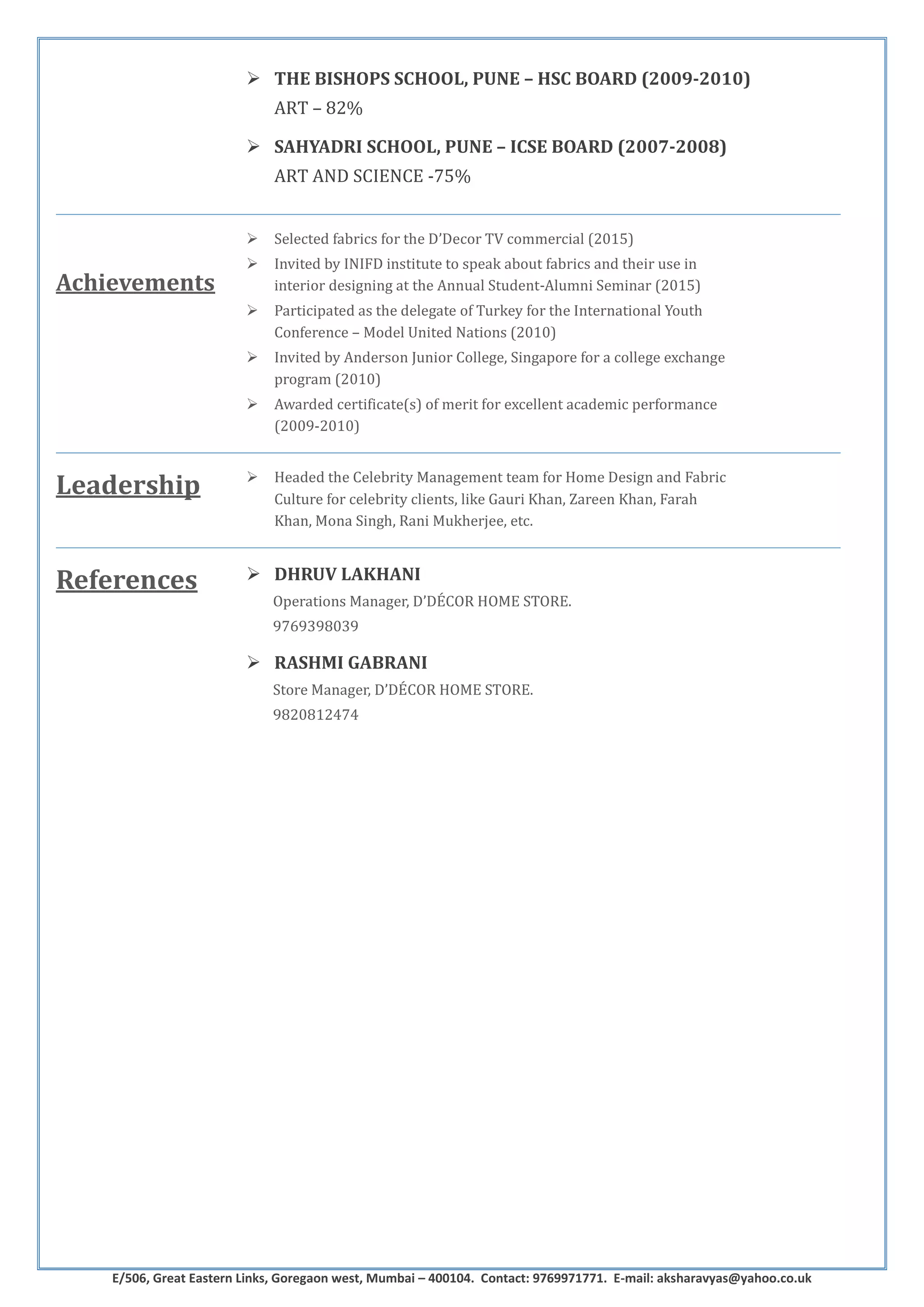 RESUME FINAL - Main Copy | PDF