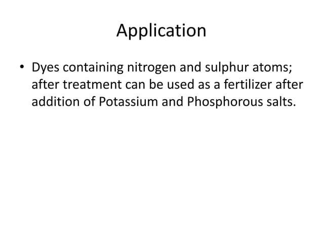 Wastewater Management using Photo-Fenton Oxidation | PPTX