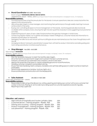 Resume of Shadi Safwar | PDF