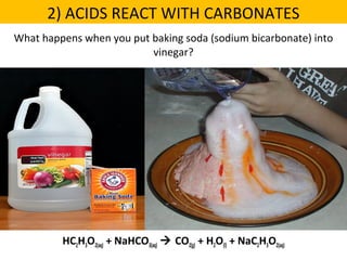 22 acids + bases | PPT | Chemistry | Science