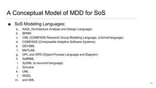 WDES 2015 paper: A Conceptual Map of Model-Driven Development for Systems-of-Systems | PDF ...