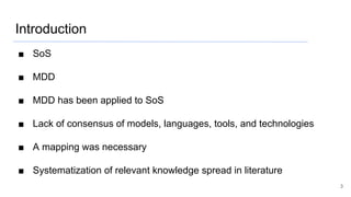 WDES 2015 paper: A Conceptual Map of Model-Driven Development for Systems-of-Systems | PDF ...