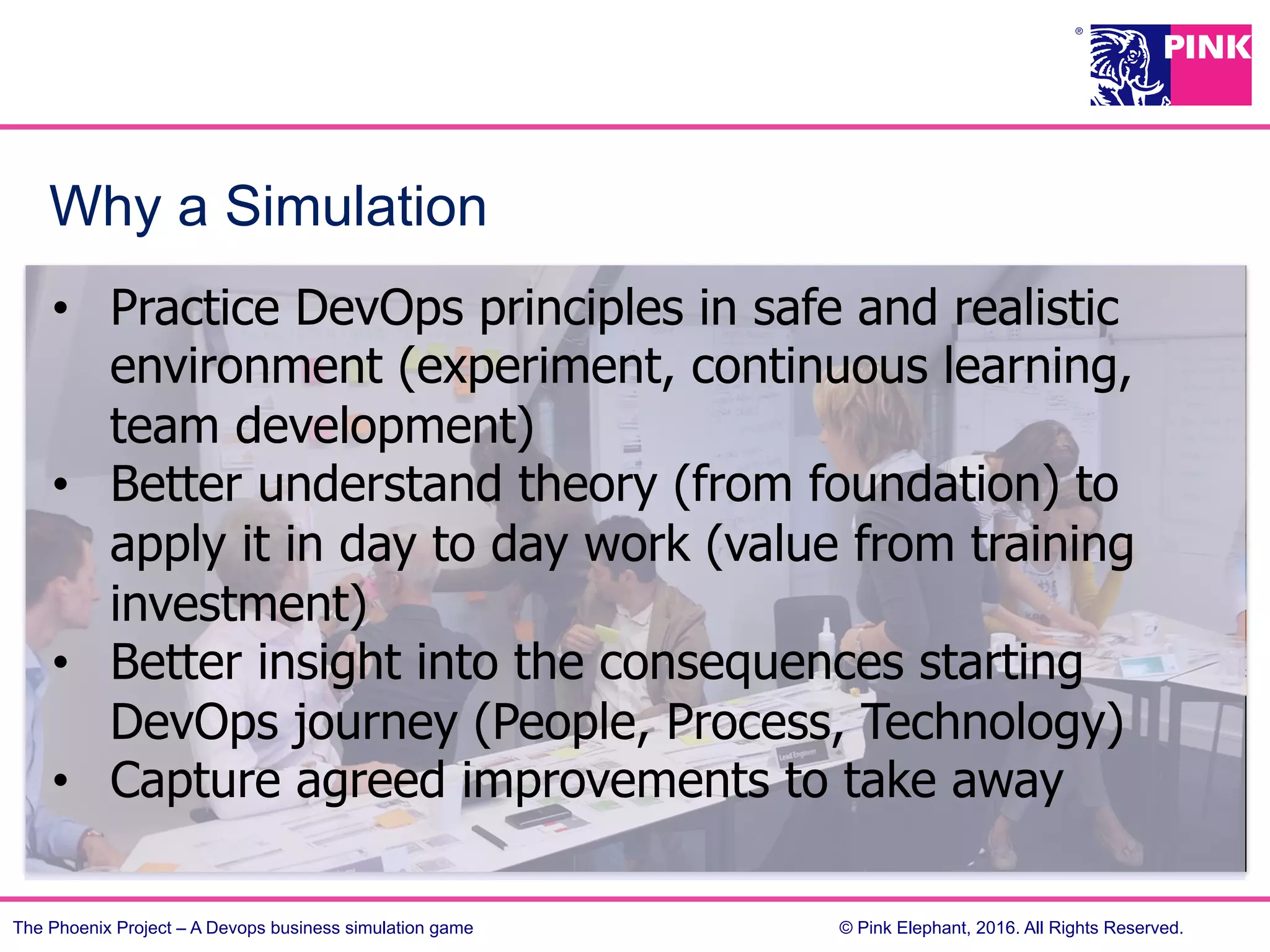 The Phoenix Project DevOps Simulation - Paul Wilkinson | PDF