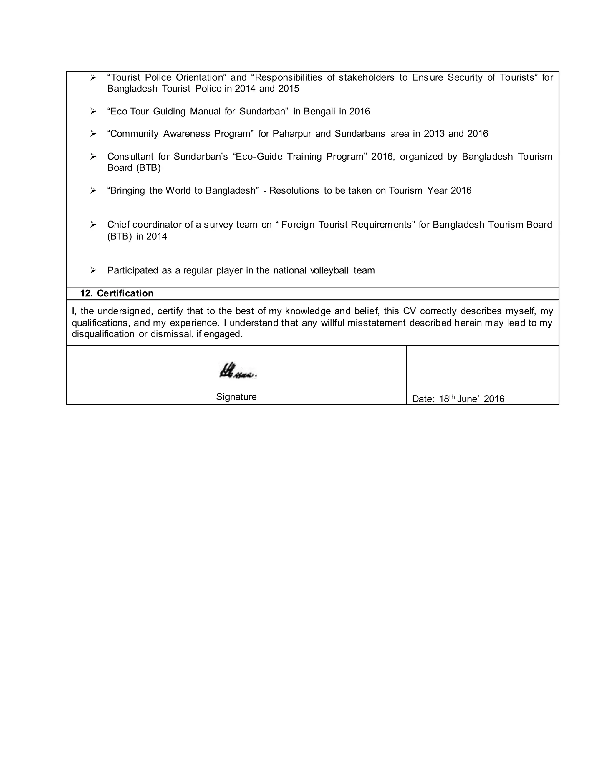 Masud Hossain (Inbound Operator) | PDF