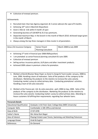 Vinod_Cv_1 | DOCX