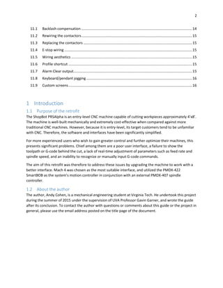 Mach 4-PMDX Shopbot Retrofit Guide | PDF