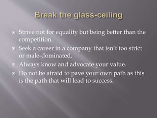 GLASS CEILING EFFECT IN PAKISTAN | PPTX