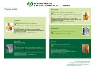 AM Food Chem catalog | PDF