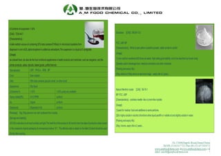 AM Food Chem catalog | PDF