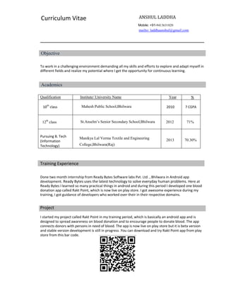 Resume | PDF | Operating Systems | Computer Software and Applications