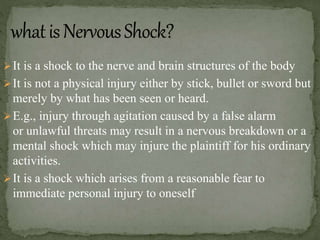 NERVOUS SHOCK | PPTX