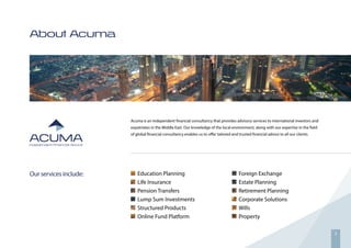 Acuma A4 Brochure 2014 (LoRez) | PPT