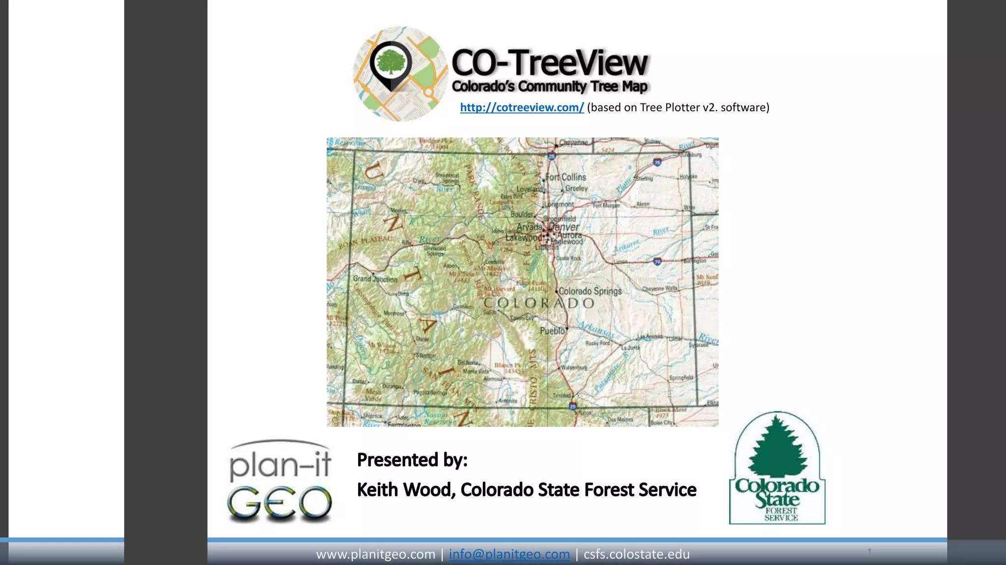 CO-TreeView: The First Statewide Online Urban Tree Inventory ...