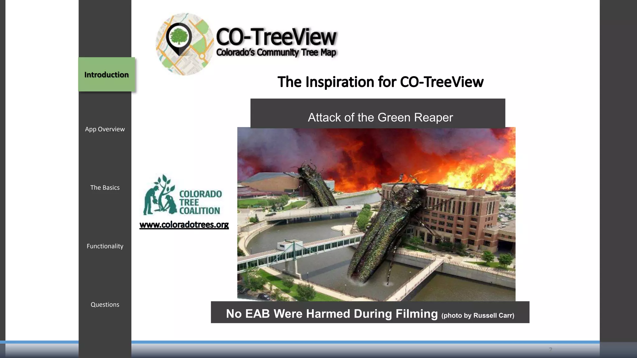 CO-TreeView: The First Statewide Online Urban Tree Inventory ...