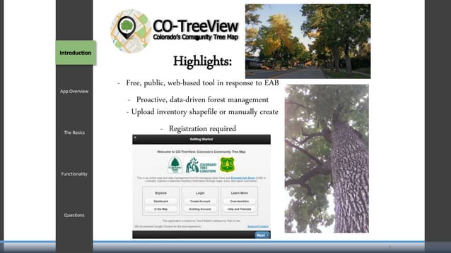 CO-TreeView: The First Statewide Online Urban Tree Inventory ...