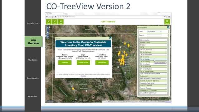 CO-TreeView: The First Statewide Online Urban Tree Inventory ...