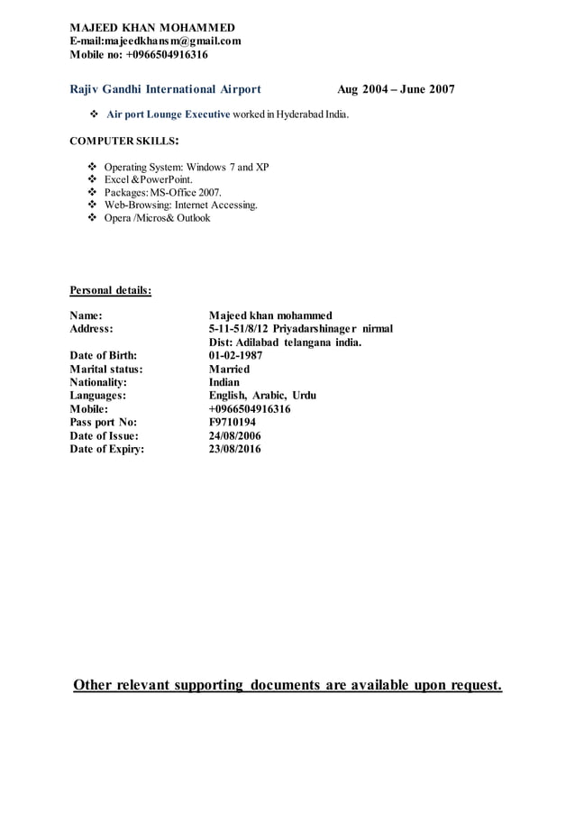 cv updated mk 130316 | PDF