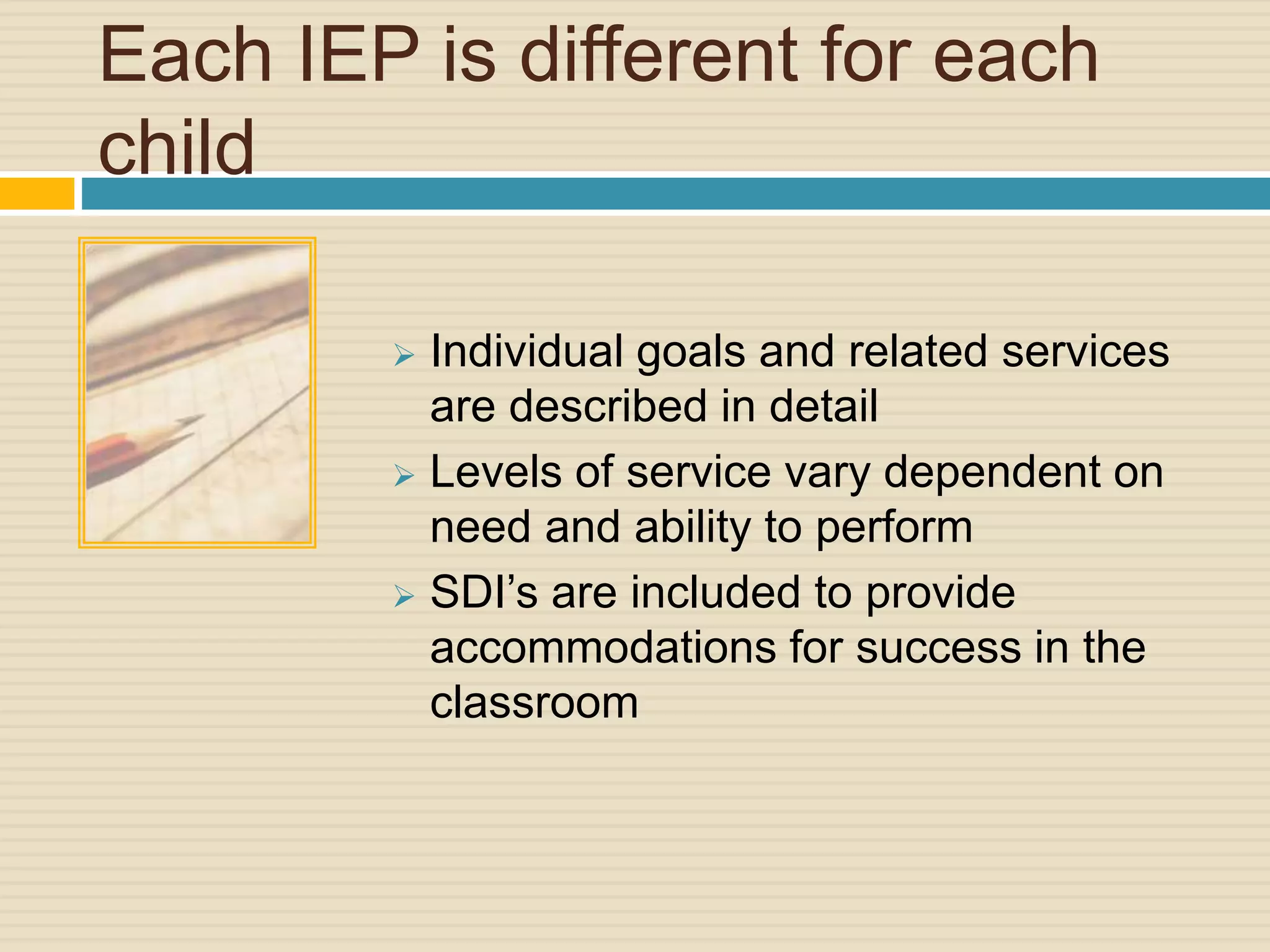 The Basics of an IEP | PPTX