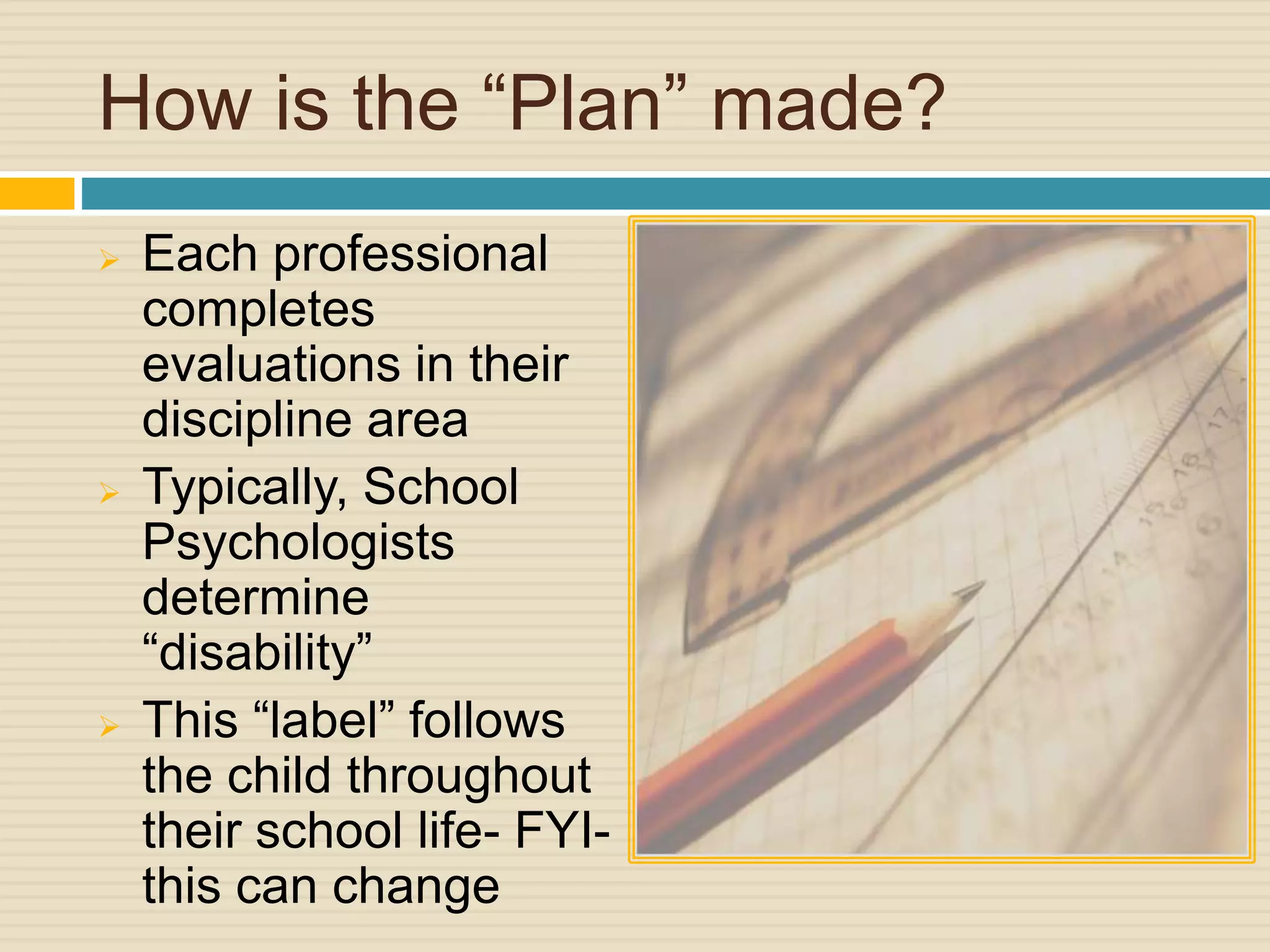 The Basics of an IEP | PPTX