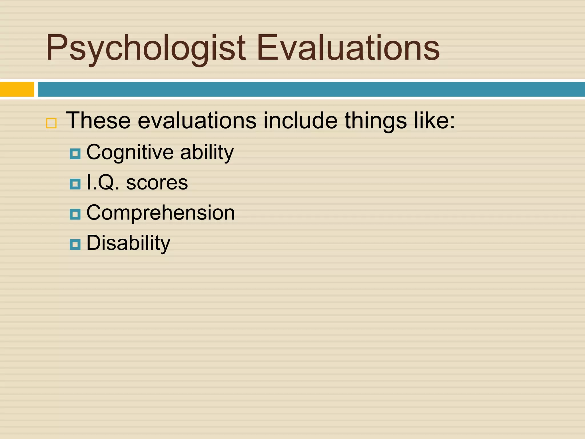 The Basics of an IEP | PPTX