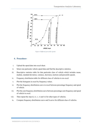 ANALYSING SPEED PROFILE OF DIFFERENT VEHICLES | PDF