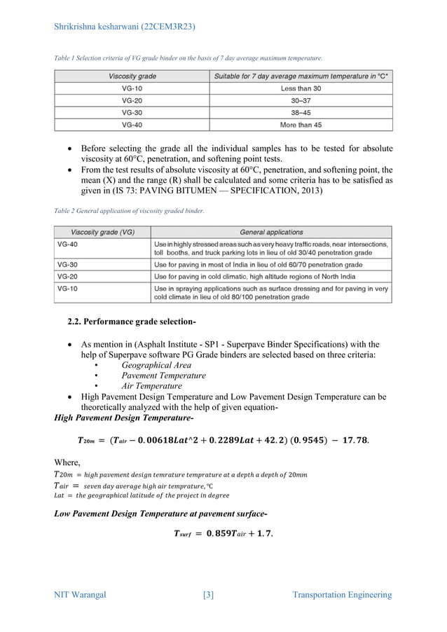 A Critical Review On Selection Of Binder For Paving Projects In India Pdf