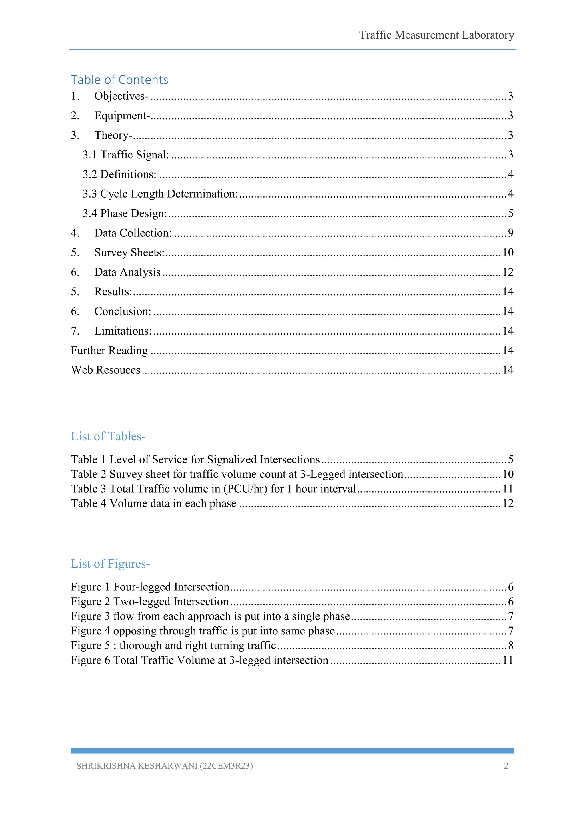 SIGNAL DESIGNING OF TRAFFIC INTERSECTIONS | PDF