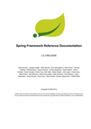 spring-framework-reference | PDF