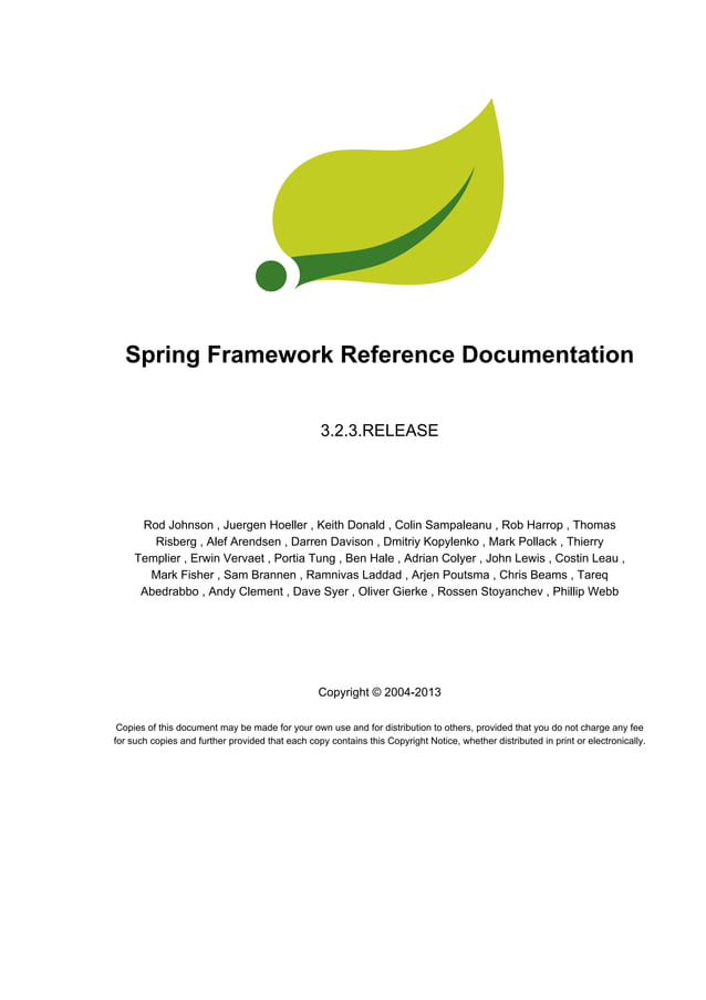 spring-framework-reference | PDF