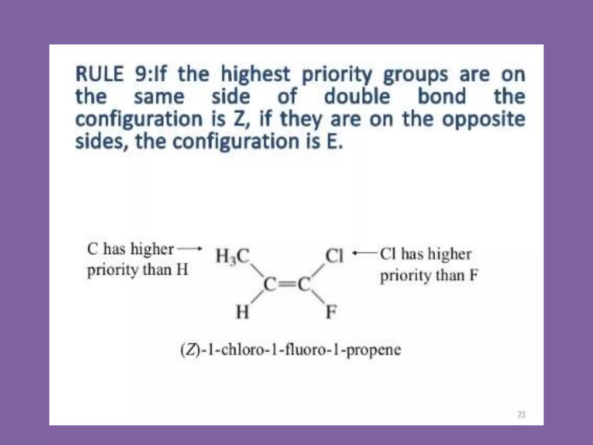 CIP-SEQUENCE RULE (ORGANIC CHEMISTRY) | PPTX