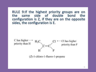 CIP-SEQUENCE RULE (ORGANIC CHEMISTRY) | PPTX