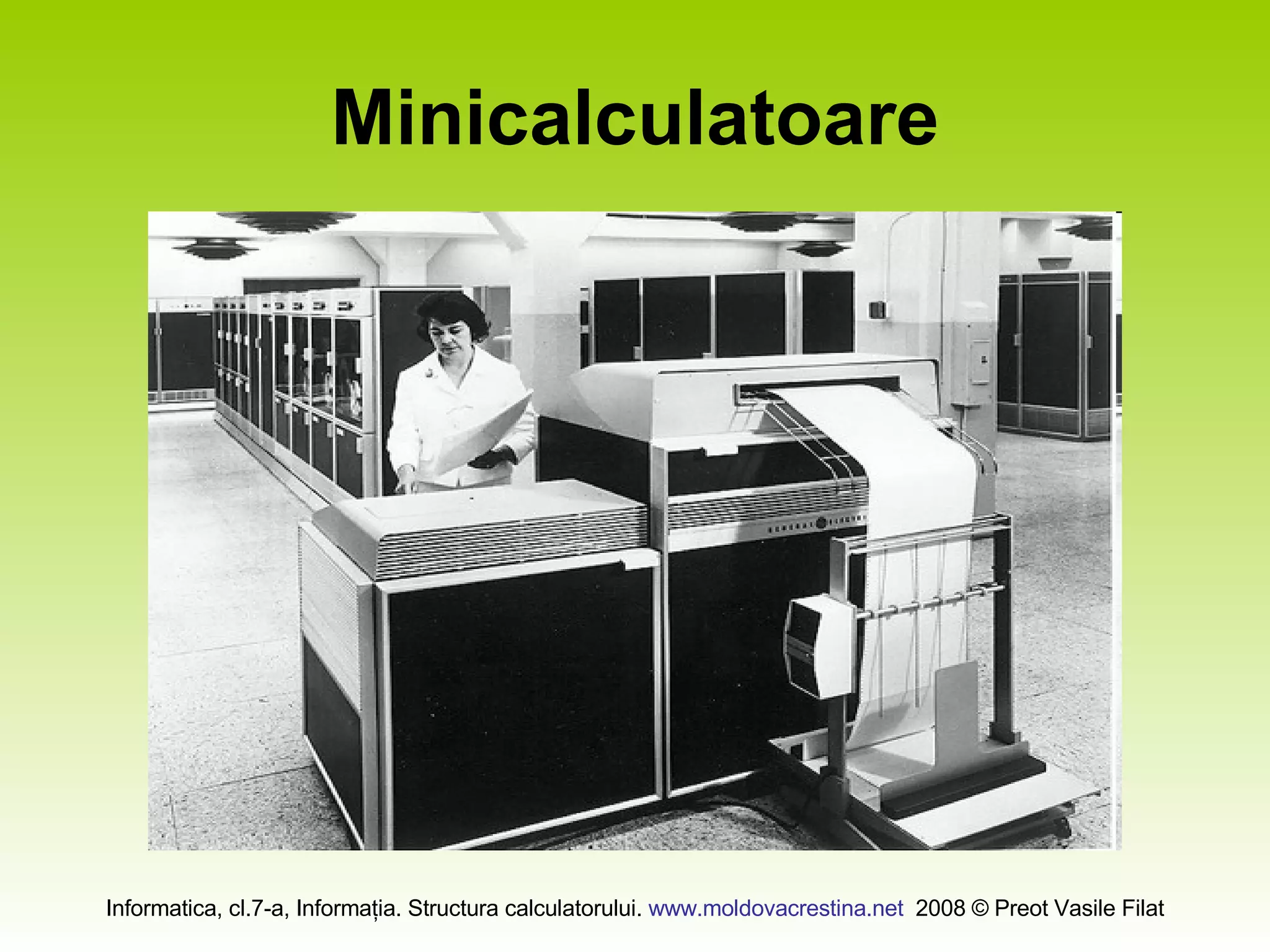 2.2. Clasificarea Calculatoarelor | PPT