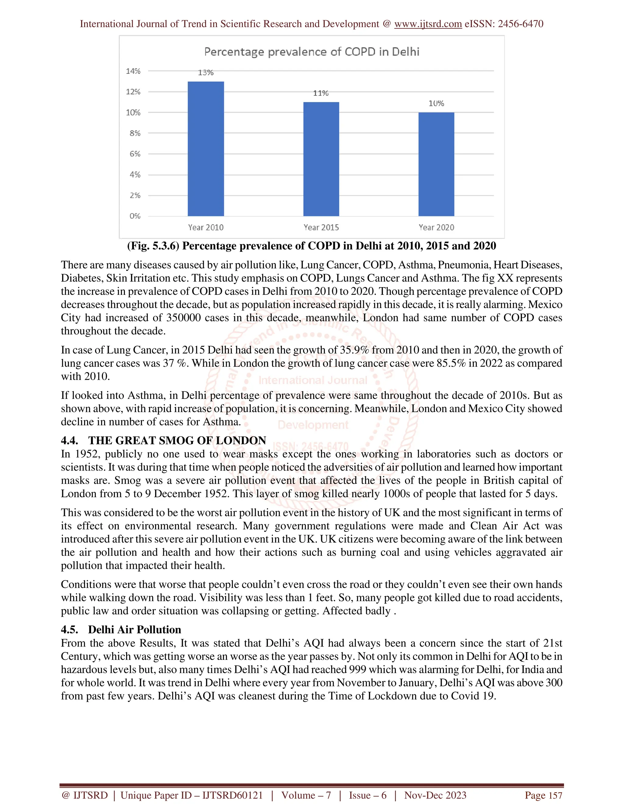 Comparative Study on Air Quality Index and Air Pollution Levels in ...