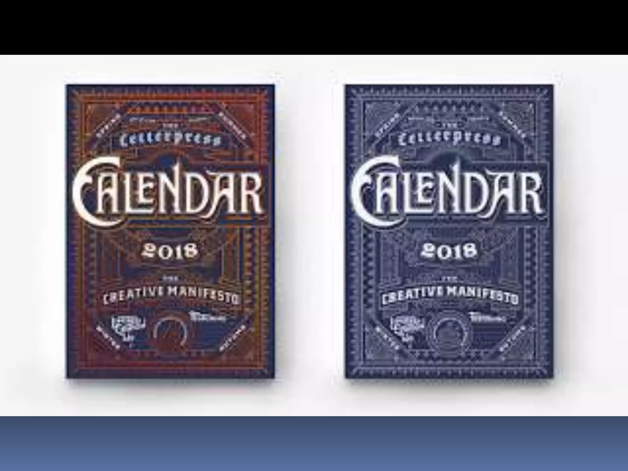 22 contoh desain kalender kreatif | PPT