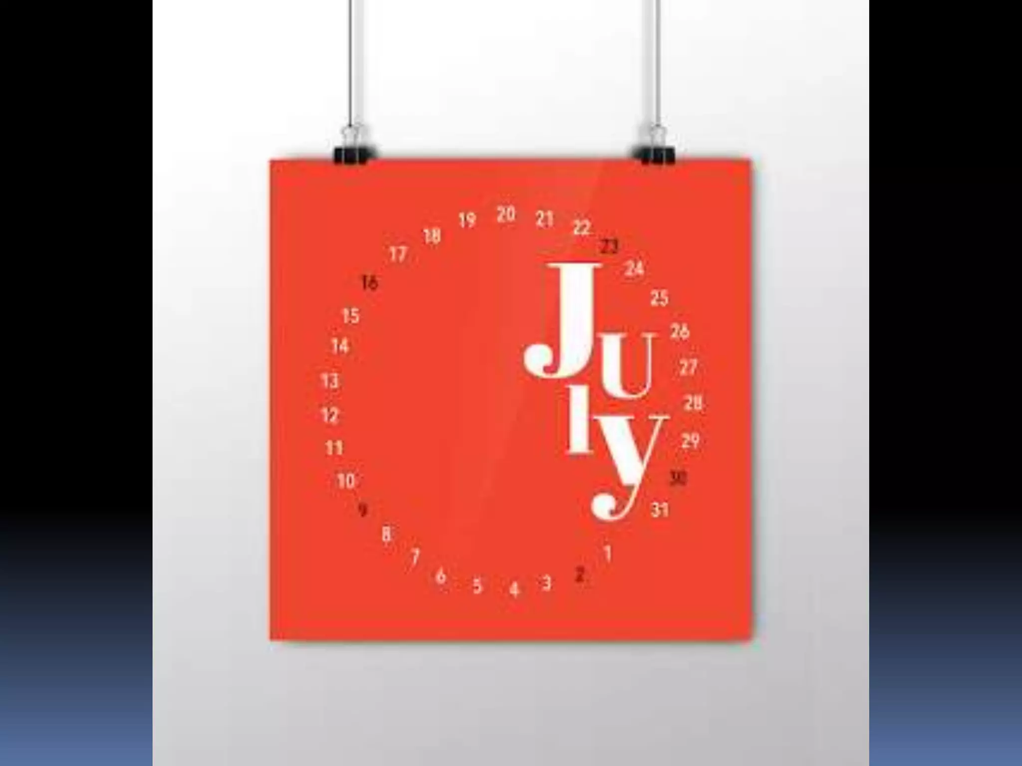 22 contoh desain kalender kreatif | PPT