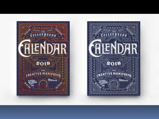 22 contoh desain kalender kreatif | PPT