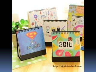 22 contoh desain kalender kreatif | PPT