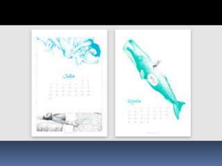 22 contoh desain kalender kreatif | PPT