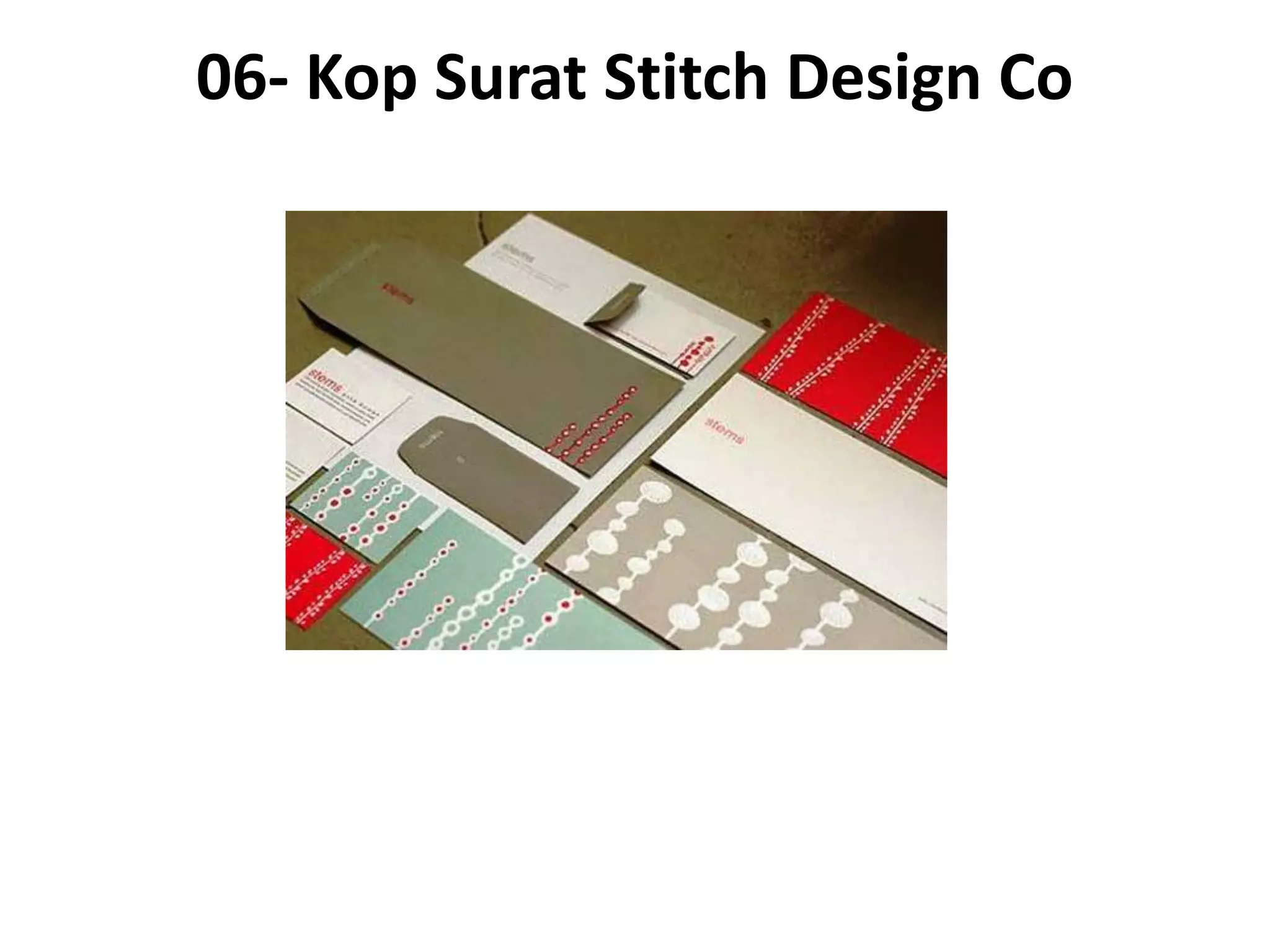 22 contoh kop surat dengan desain cantik dan | PPTX
