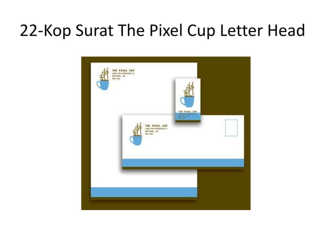 22 contoh kop surat dengan desain cantik dan | PPTX