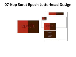 22 contoh kop surat dengan desain cantik dan | PPTX