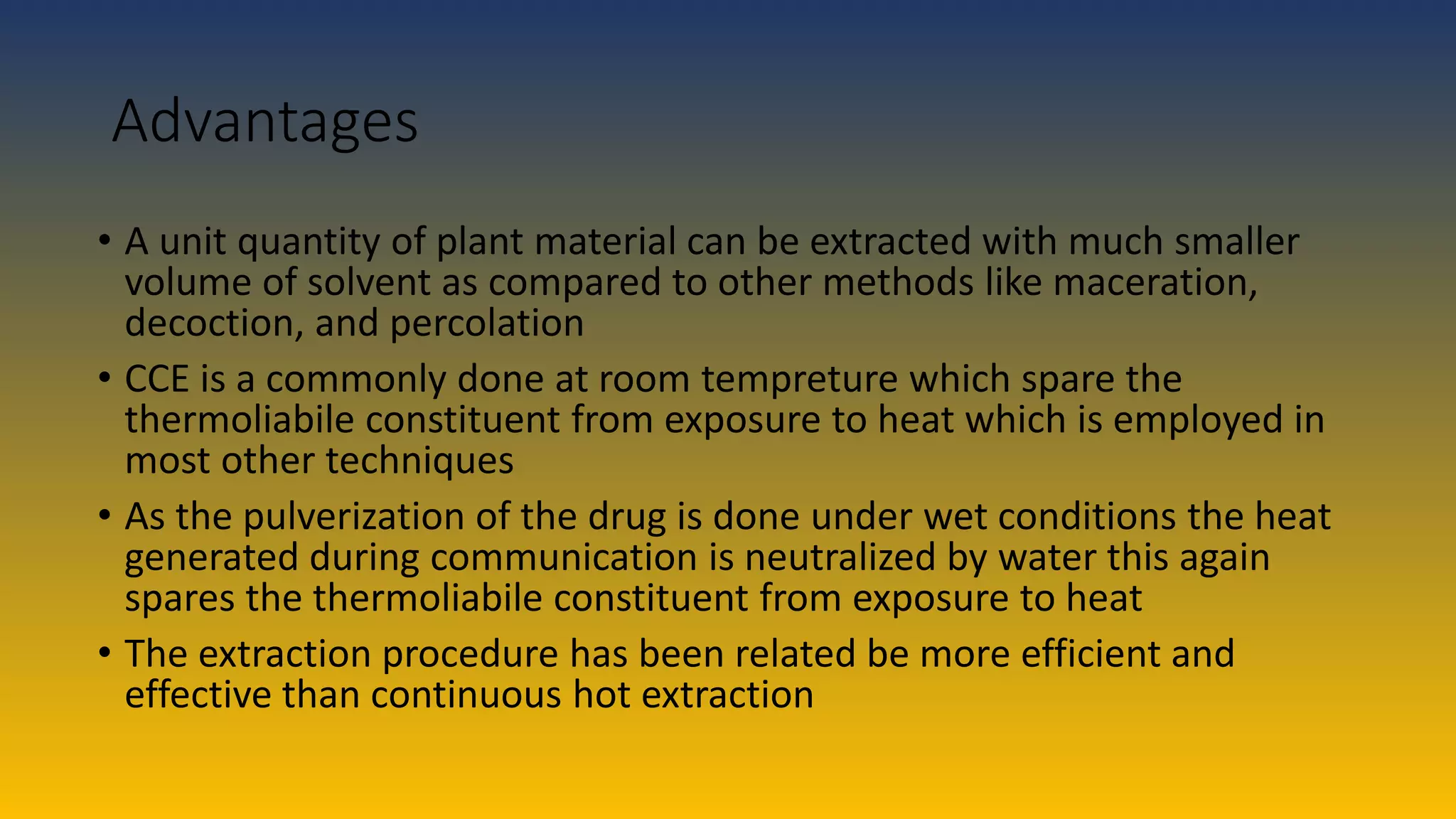 Counter current extraction | PPTX
