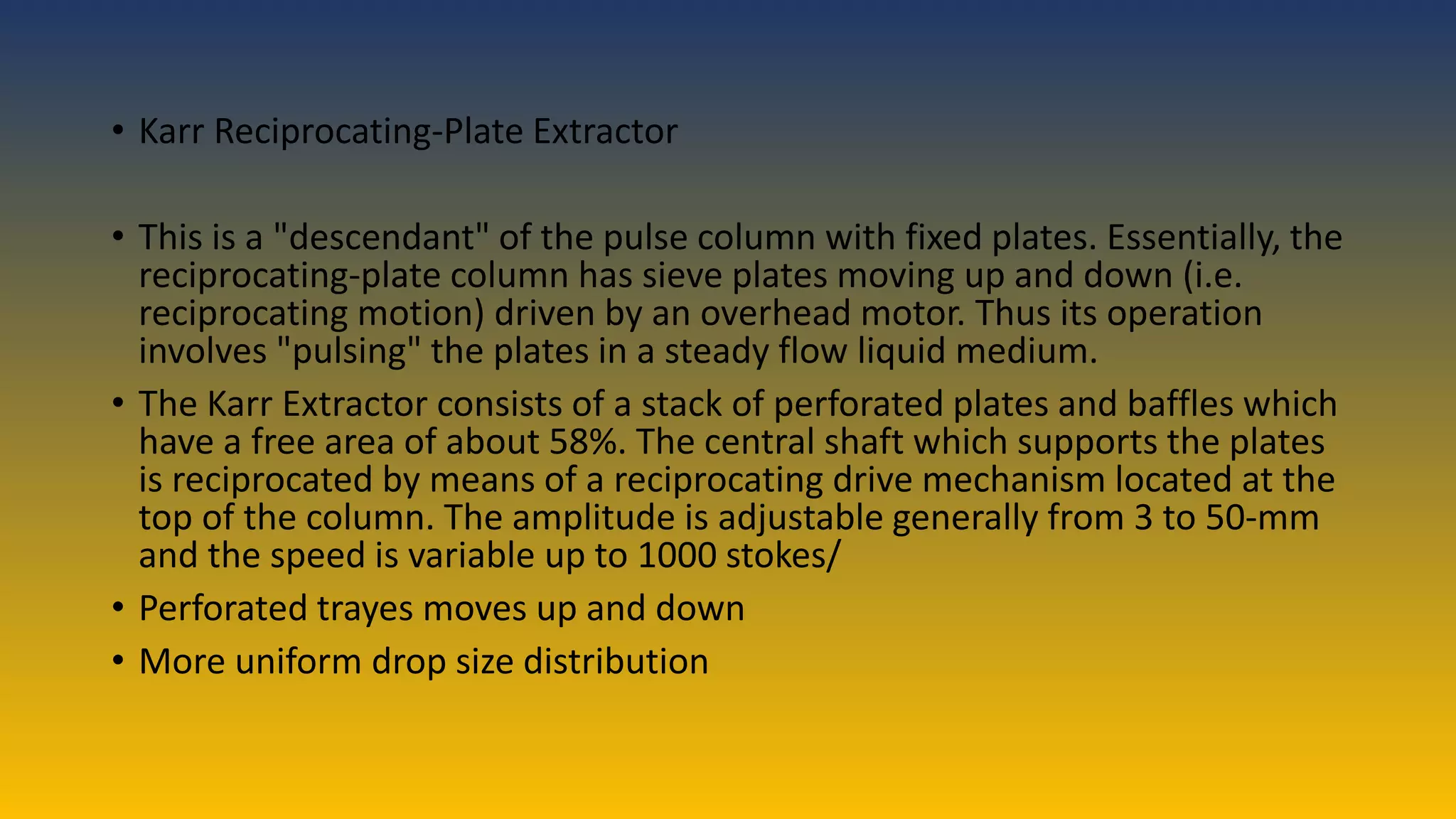 Counter current extraction | PPTX