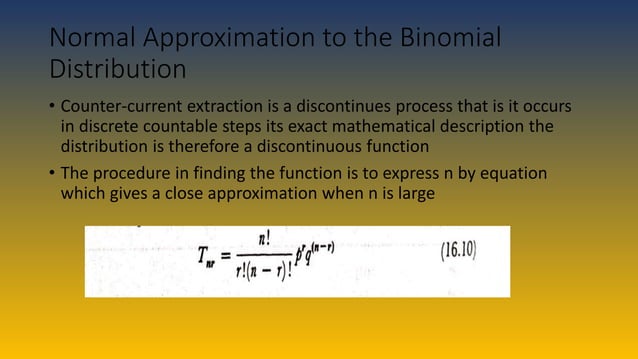 Counter current extraction | PPTX | Chemistry | Science