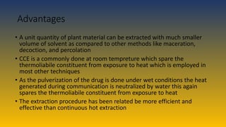 Counter current extraction | PPTX